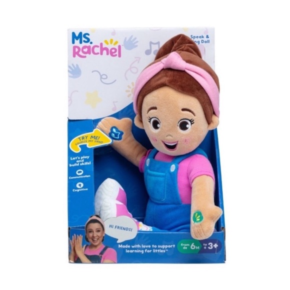 Gund | Toys | Nib Ms Rachel Speak And Sing Doll Touch Activated Sing ...